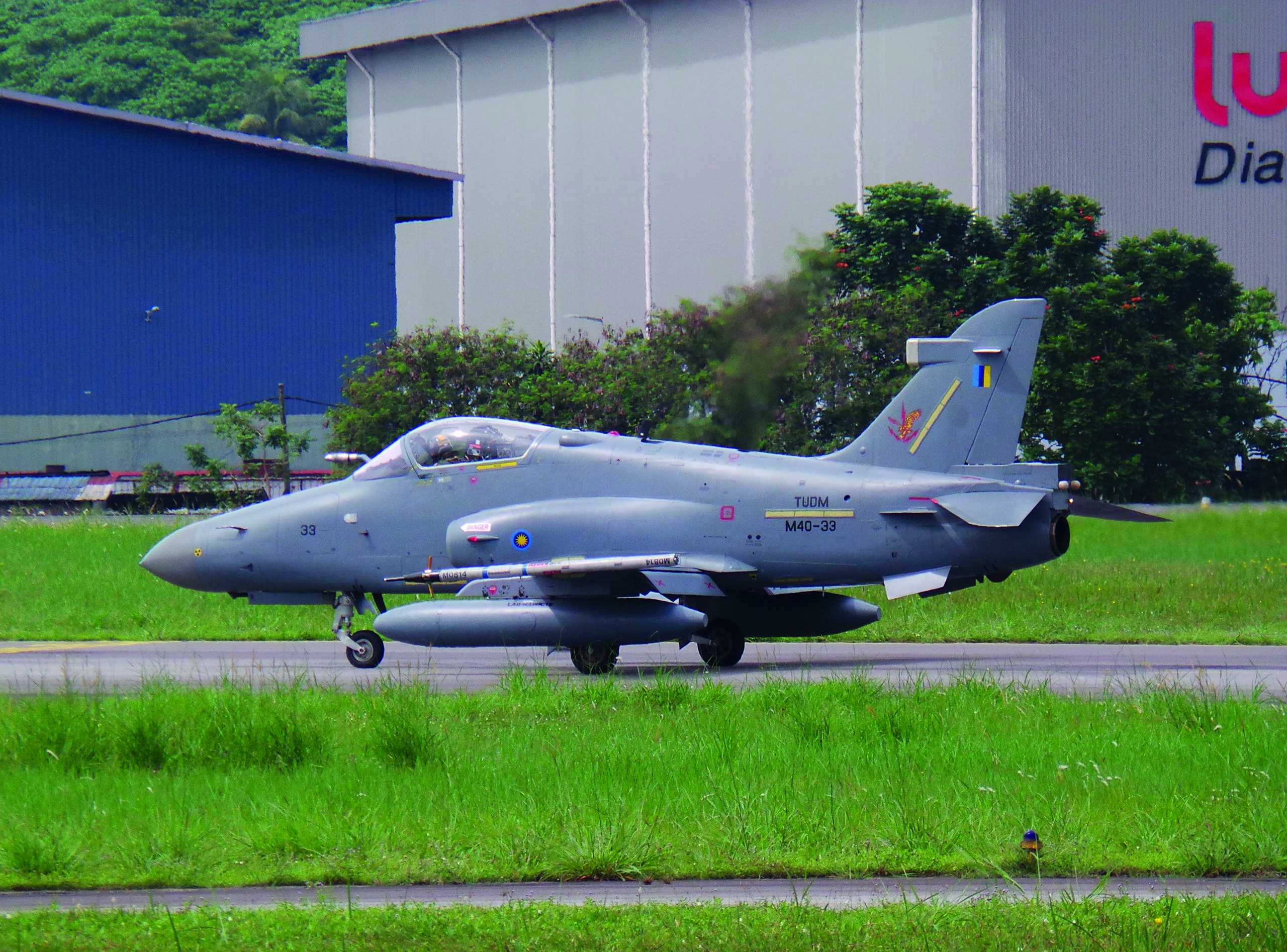 A BAE HAWK of the Royal Malaysian Air Force (RMAF). A tender for 12 ...