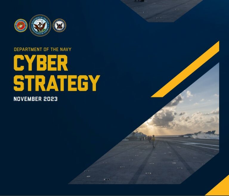 US Department of the Navy publishes its inaugural Cyber Strategy ...
