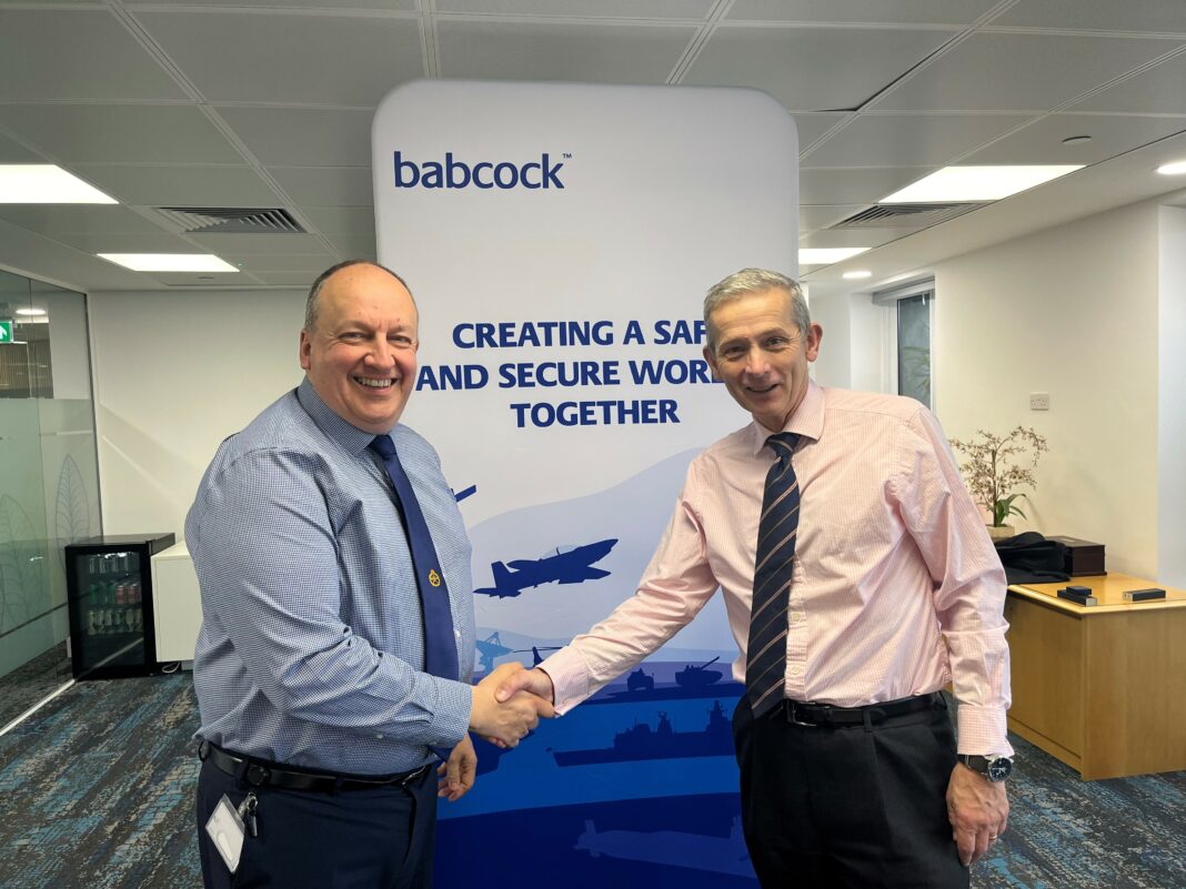 Babcock, AEUK sign charter to maximise collaboration on in-service ...