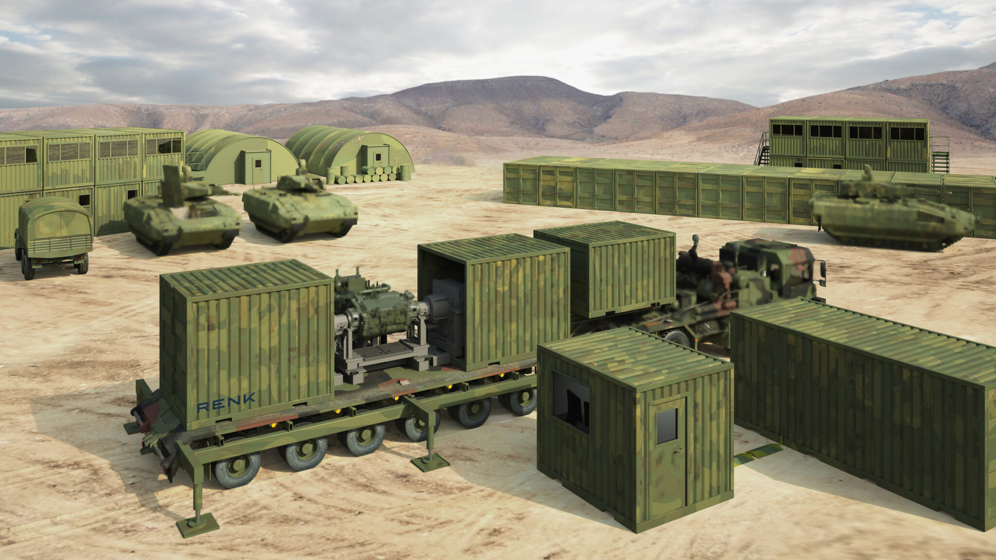 Mobile test systems for combat vehicles