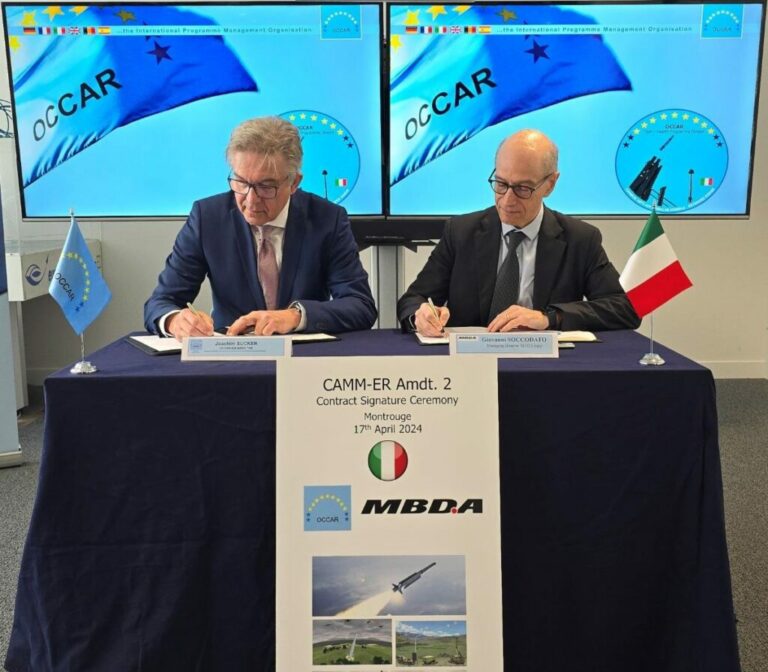 MBDA signs contract amendment with OCCAR to enhance Italian CAMM-ER ...