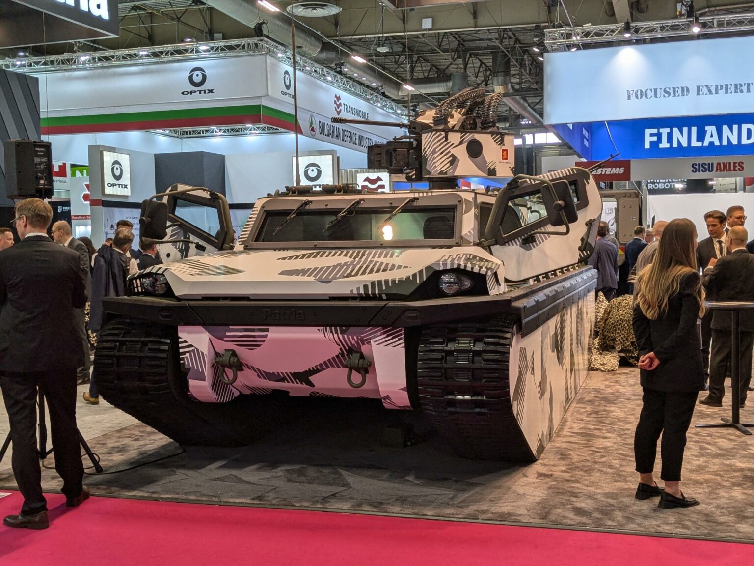 Eurosatory 2024: Patria officially launches FAMOUS2 tracked ATV concept ...
