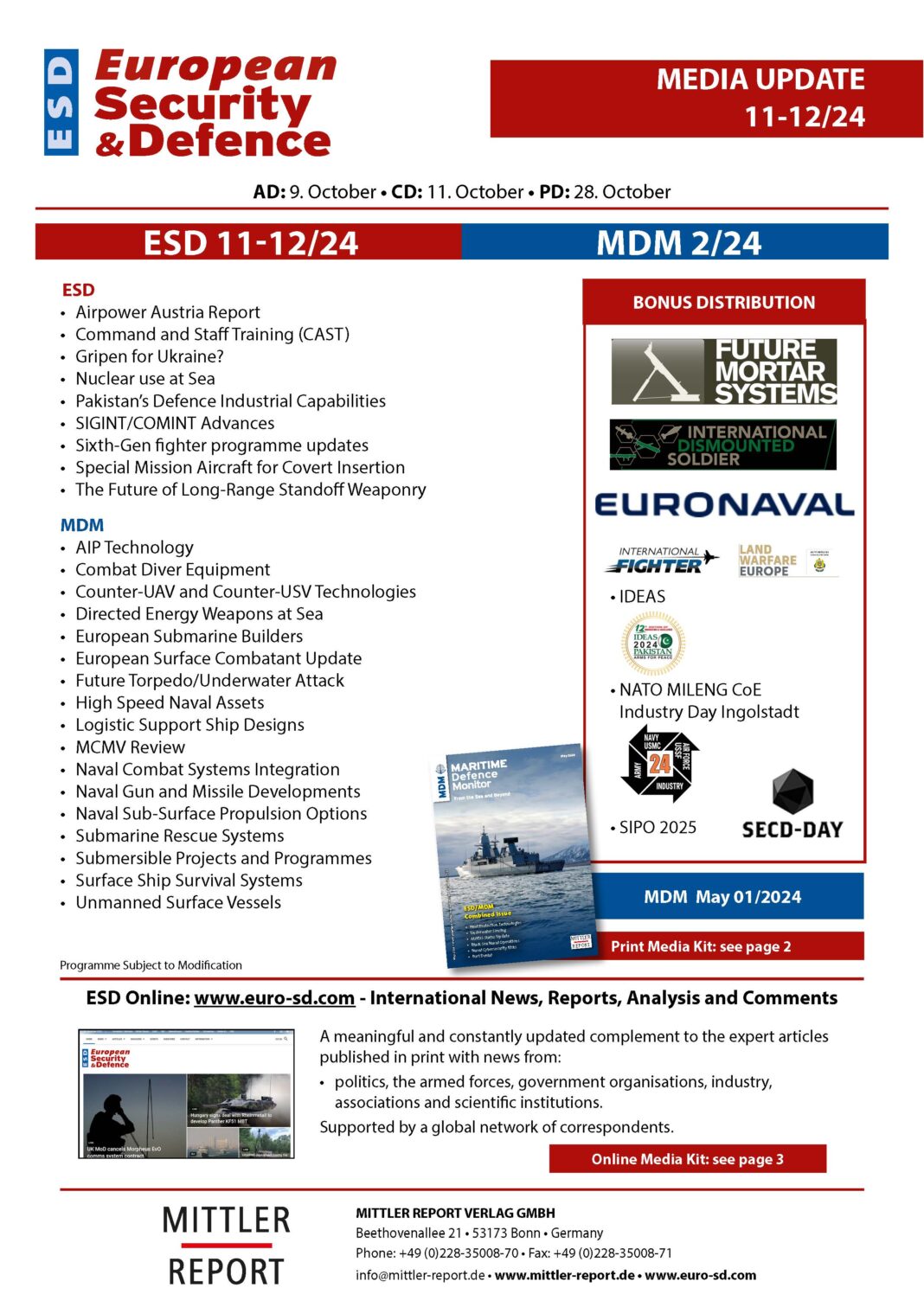 European Security & Defence - European Security & Defence