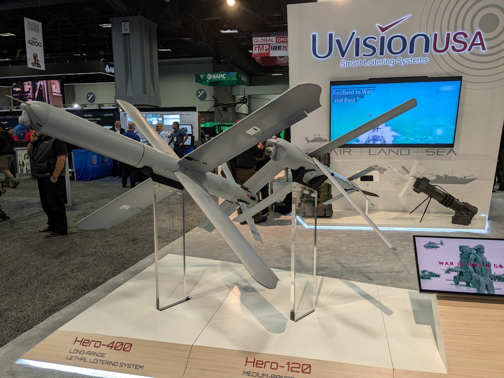 AUSA 2024: UVision unveils Hero-120 autonomous multi-launch system ...