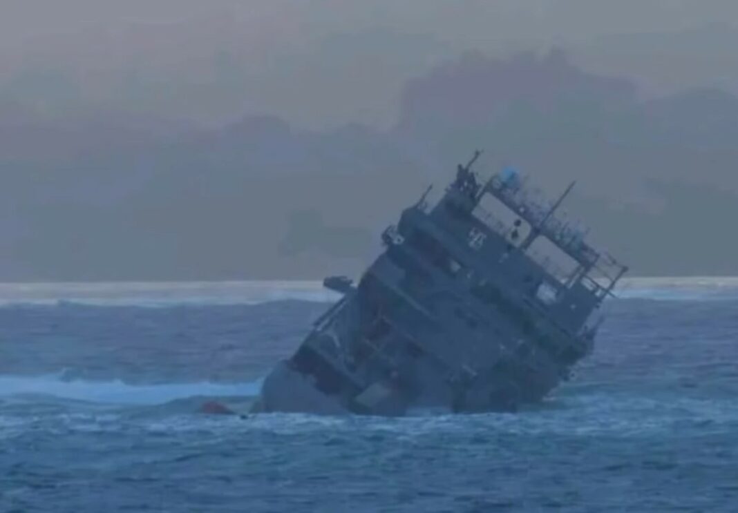 New Zealand offshore support vessel sinks off Samoan island - European ...