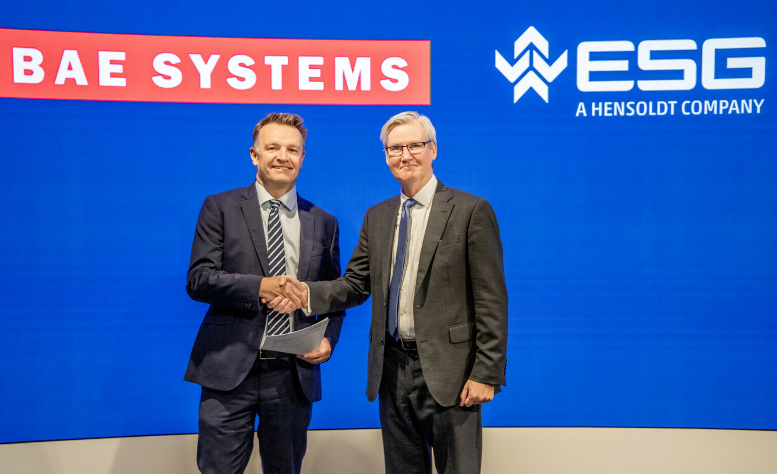 BAE Systems and ESG sign collaboration MoU - European Security & Defence