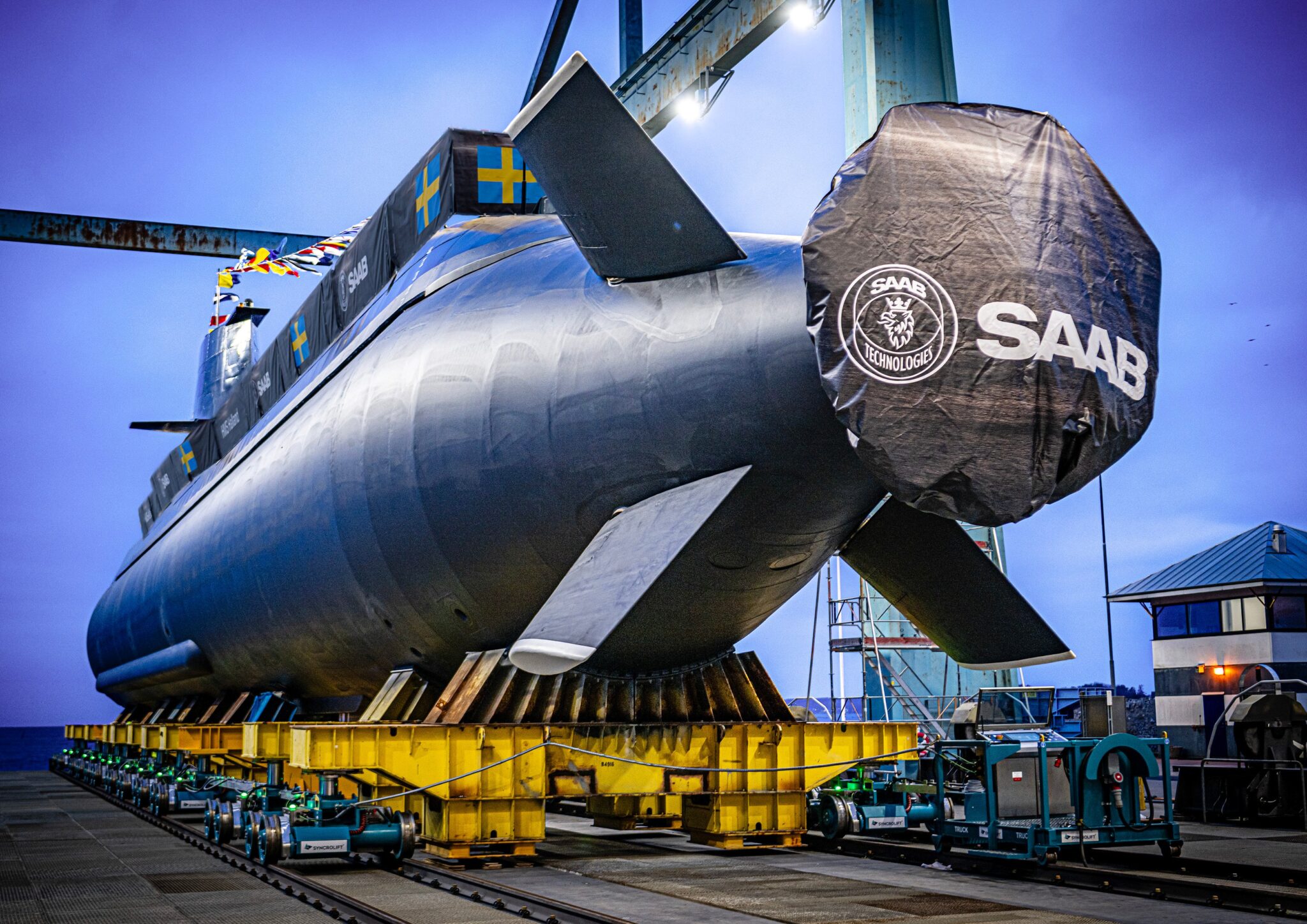 Saab relaunches third and final Gotland-class boat after mid-life ...