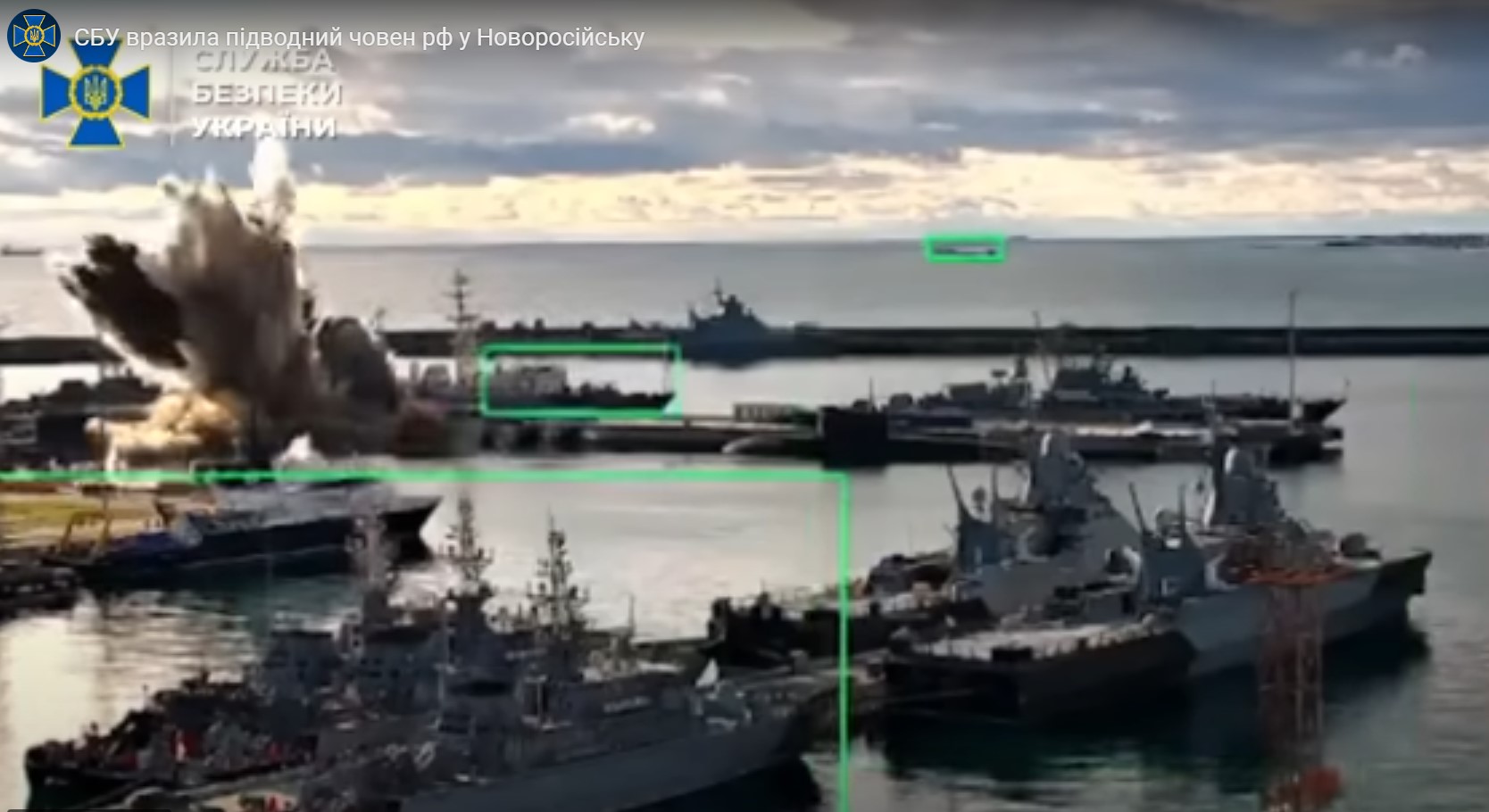 Ukrainian Sub Sea Baby UUV targets Russian ‘Kilo’-class submarine at ...