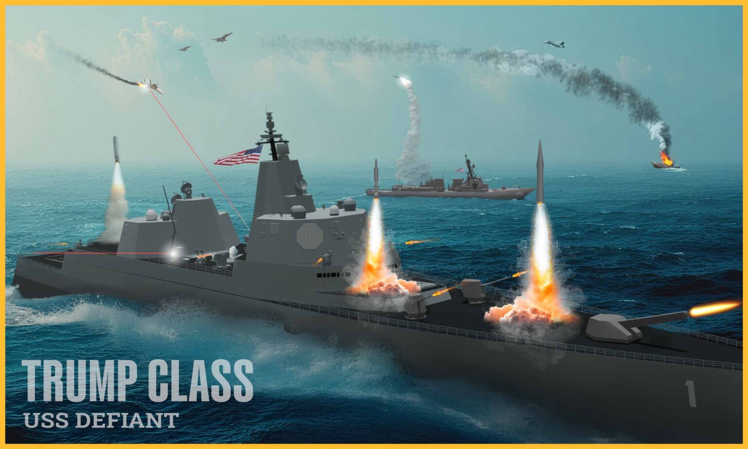 US president announces ‘Trump-class’ ships – symbolism meets armaments ...